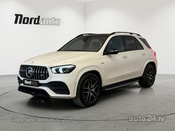 Balts Mercedes-Benz GLE-Class 2022 Tallina, ar dzinēja tilpumu 3.00 L un nobraukumu 28 tūkst. km par 79900 €, foto 1 vietnē AUTOMOTO.COM.LV