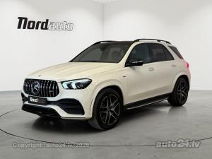 White Mercedes-Benz GLE-Class 2022 in Tallinn, with an engine capacity of 3.00 L and mileage of 28 thousand km for 79900 €, photo  on AUTOMOTO.COM.LV