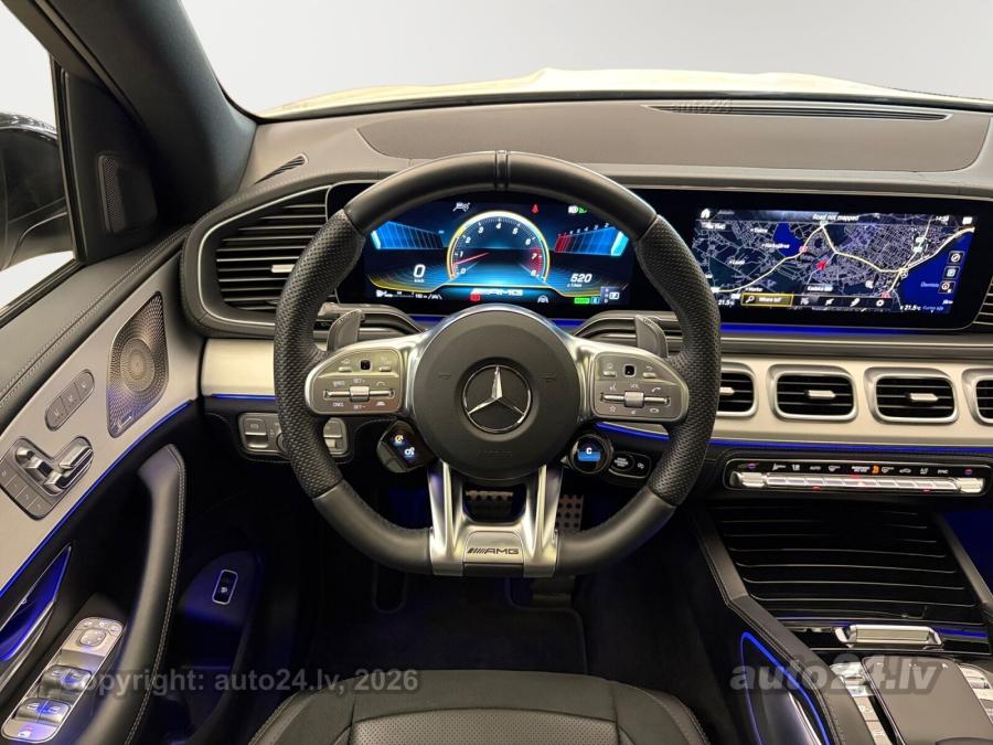 White Mercedes-Benz GLE-Class 2022 in Tallinn, with an engine capacity of 3.00 L and mileage of 28 thousand km for 79900 €, photo 9 on AUTOMOTO.COM.LV