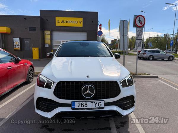 White Mercedes-Benz GLE-Class 2023 in Tallinn, with an engine capacity of 2.90 L and mileage of 8 thousand km for 105900 €, photo 1 on AUTOMOTO.COM.LV