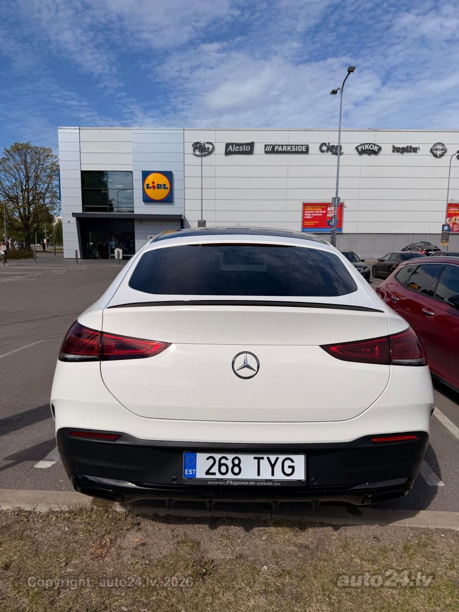 White Mercedes-Benz GLE-Class 2023 in Tallinn, with an engine capacity of 2.90 L and mileage of 8 thousand km for 105900 €, photo 3 on AUTOMOTO.COM.LV