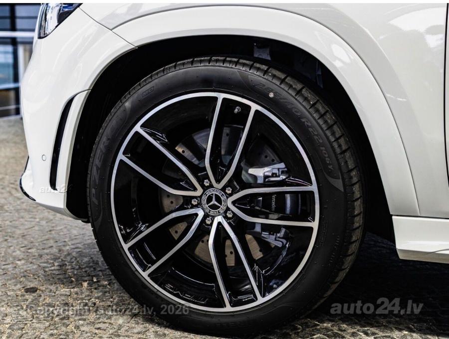 White Mercedes-Benz GLE-Class 2023 in Tallinn, with an engine capacity of 2.90 L and mileage of 8 thousand km for 105900 €, photo 25 on AUTOMOTO.COM.LV