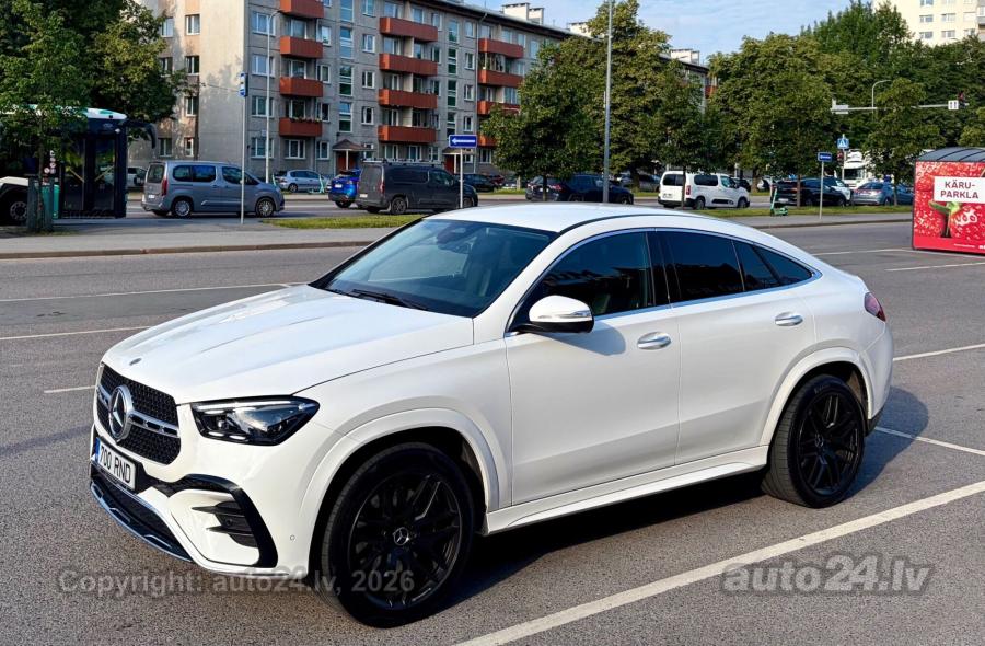 White Mercedes-Benz GLE-Class 2024 in Tallinn, with an engine capacity of 2.00 L and mileage of 38 thousand km for 83990 €, photo 1 on AUTOMOTO.COM.LV