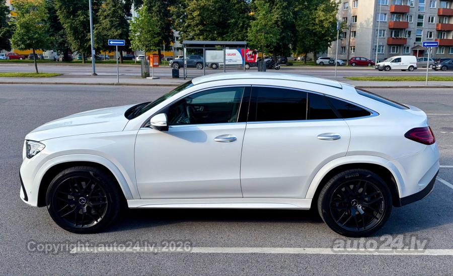 White Mercedes-Benz GLE-Class 2024 in Tallinn, with an engine capacity of 2.00 L and mileage of 38 thousand km for 83990 €, photo 4 on AUTOMOTO.COM.LV