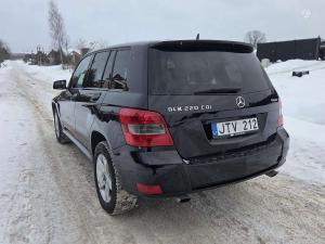 Black Mercedes-Benz GLK 220 2009 in Vilnius, with an engine capacity of 2.14 L and mileage of 210 thousand km for 5999 €, photo 4 on AUTOMOTO.COM.LV