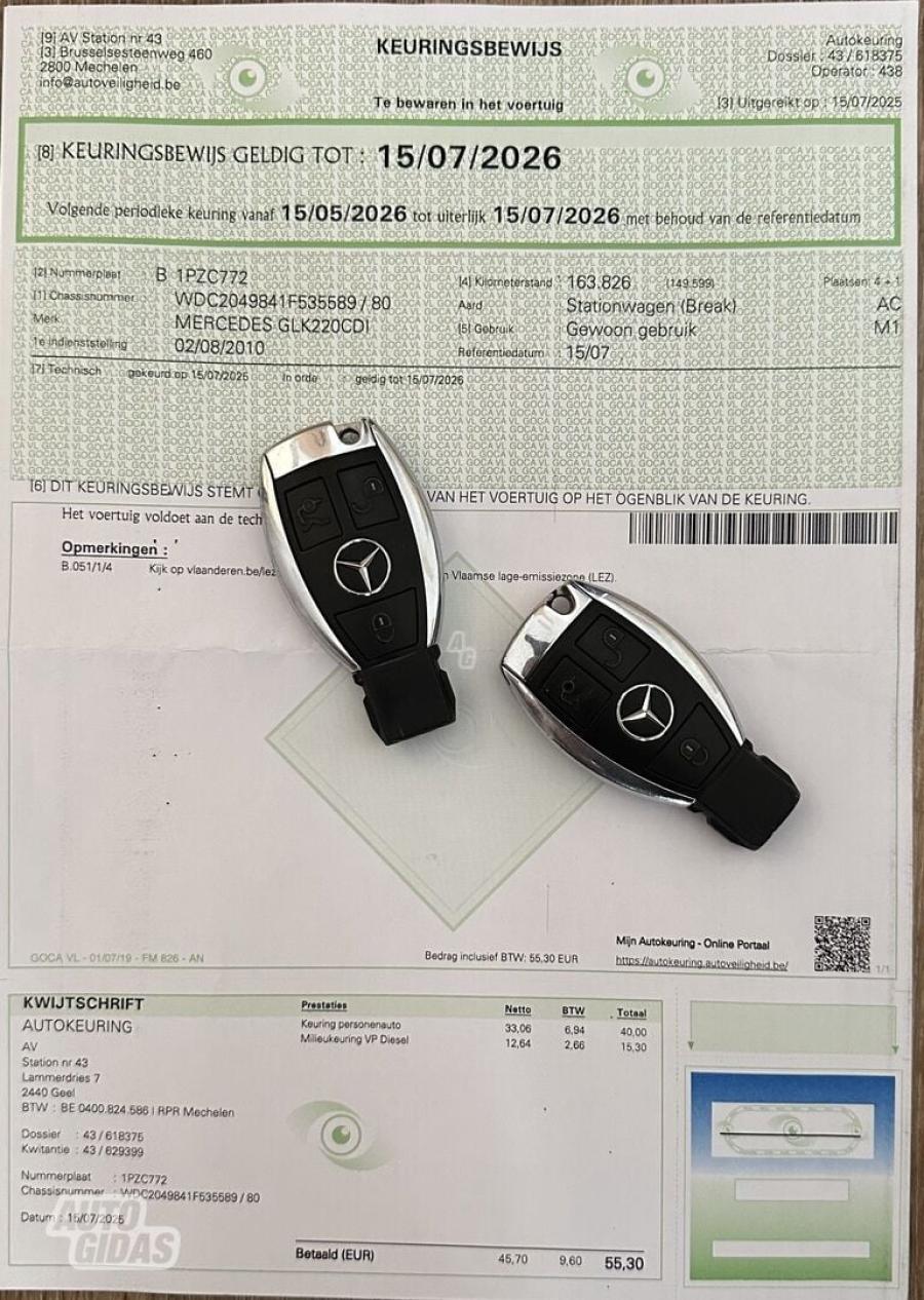 Черный Мерседес ГЛК 220 2010 в Каунас, объемом двигателя 2.10 л и пробегом 170 тыс. км за 9999 €, фото 16 на AUTOMOTO.COM.LV