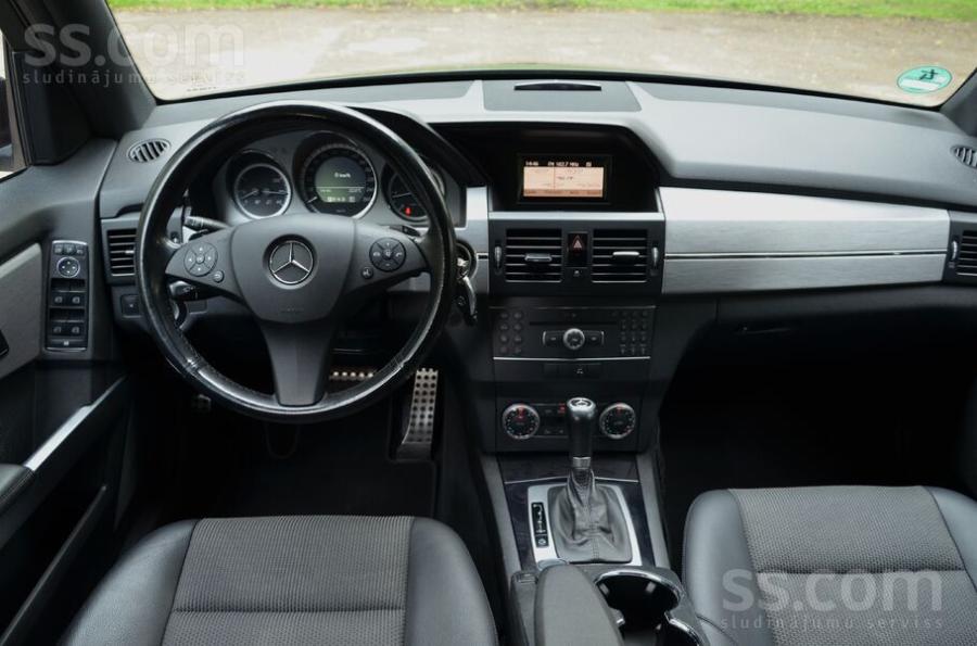 Black Mercedes-Benz GLK 220 2010 in Riga, with an engine capacity of 2.20 L and mileage of 311 thousand km for 7990 €, photo 16 on AUTOMOTO.COM.LV