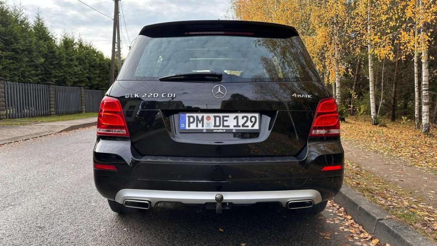 Black Mercedes-Benz GLK 220 2012 in Vilnius, with an engine capacity of 2.14 L and mileage of 288 thousand km for 10350 €, photo 8 on AUTOMOTO.COM.LV