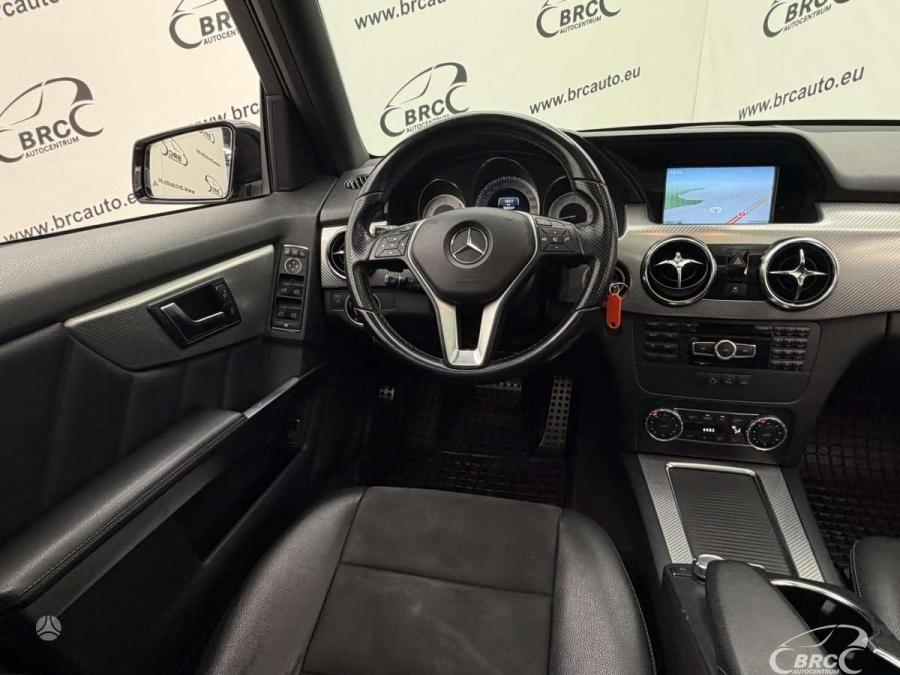 Black Mercedes-Benz GLK 220 2012 in Vilnius, with an engine capacity of 2.14 L and mileage of 303 thousand km for 7500 €, photo 15 on AUTOMOTO.COM.LV