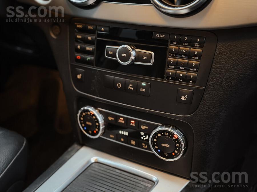 Black Mercedes-Benz GLK 220 2014 in Riga, with an engine capacity of 2.20 L and mileage of 0 thousand km for 8750 €, photo 12 on AUTOMOTO.COM.LV