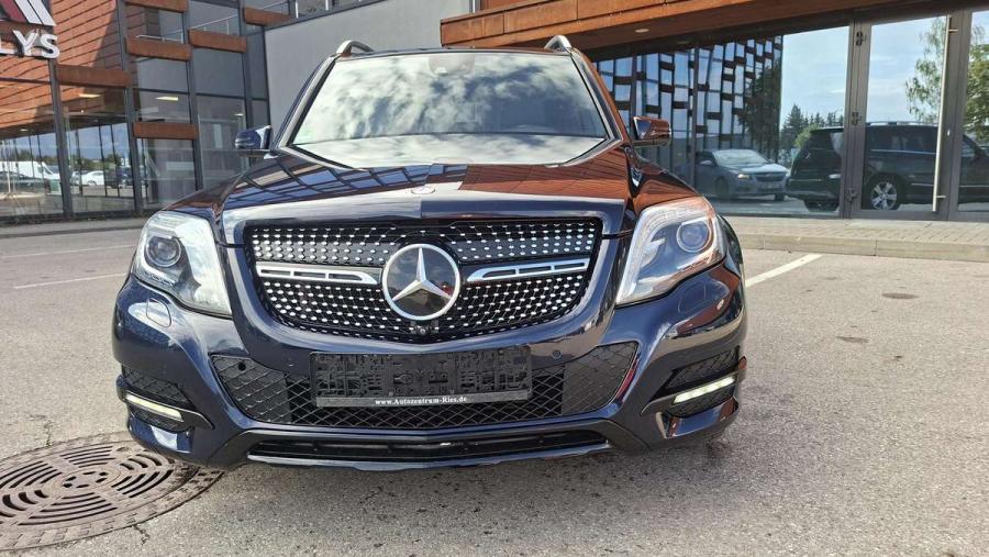 Blue Mercedes-Benz GLK 220 2013 in Kaunas, with an engine capacity of 2.14 L and mileage of 159 thousand km for 11850 €, photo 6 on AUTOMOTO.COM.LV