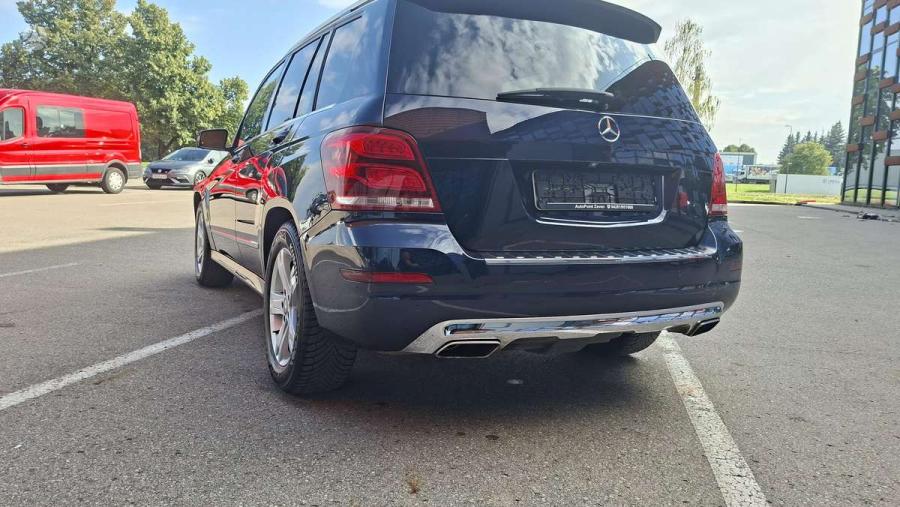 Blue Mercedes-Benz GLK 220 2013 in Kaunas, with an engine capacity of 2.14 L and mileage of 159 thousand km for 11850 €, photo 12 on AUTOMOTO.COM.LV