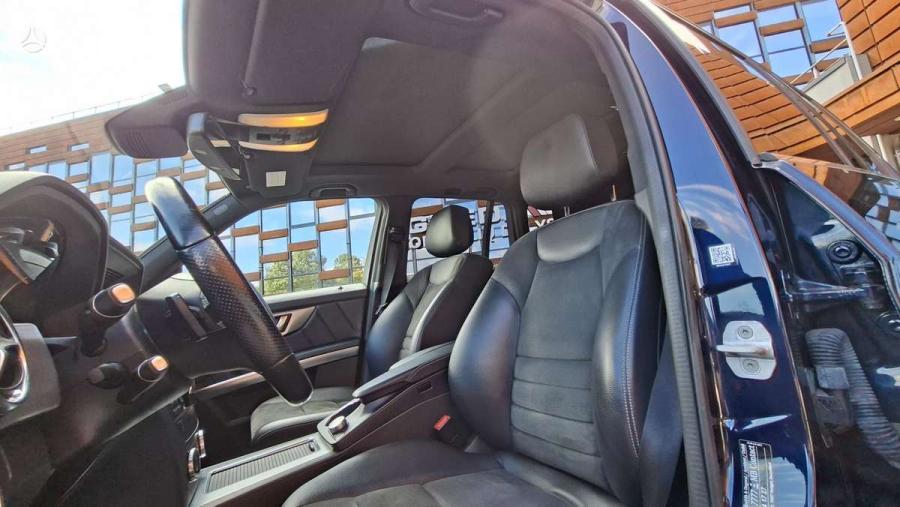 Blue Mercedes-Benz GLK 220 2013 in Kaunas, with an engine capacity of 2.14 L and mileage of 159 thousand km for 11850 €, photo 18 on AUTOMOTO.COM.LV