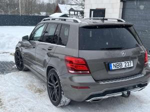 Brown Mercedes-Benz GLK 220 2013 in Vilnius, with an engine capacity of 2.14 L and mileage of 287 thousand km for 11700 €, photo 3 on AUTOMOTO.COM.LV