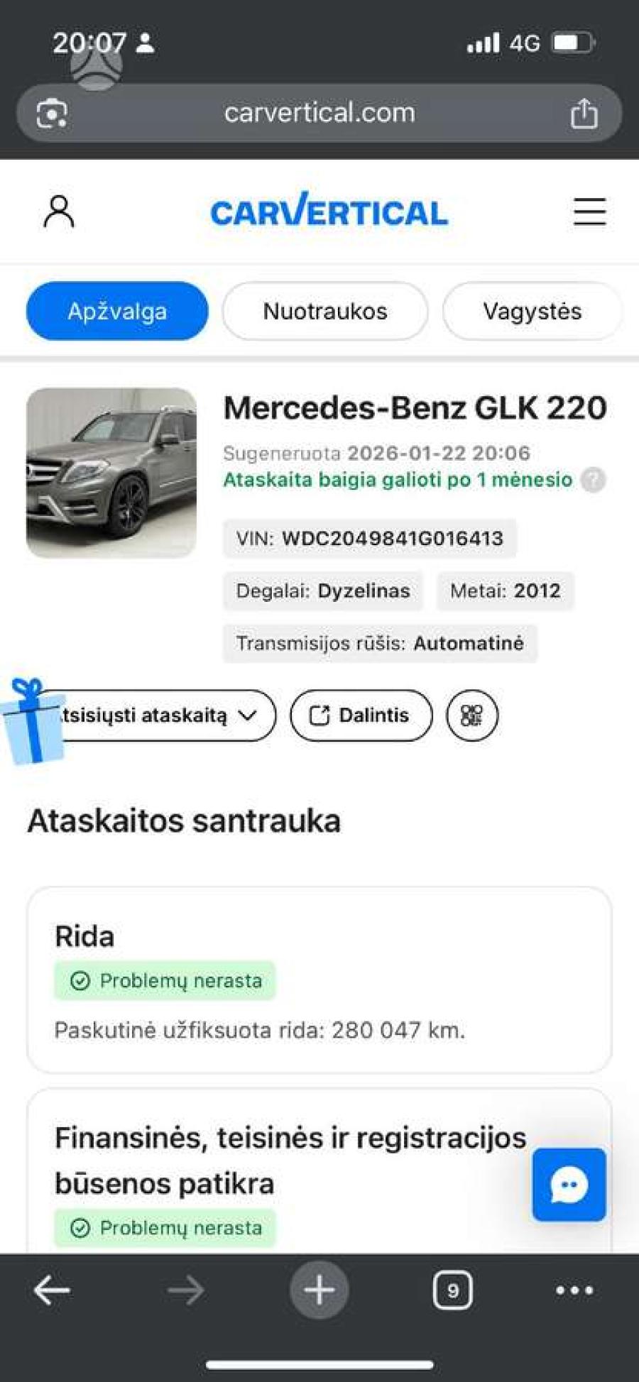Brown Mercedes-Benz GLK 220 2013 in Vilnius, with an engine capacity of 2.14 L and mileage of 287 thousand km for 11700 €, photo 33 on AUTOMOTO.COM.LV