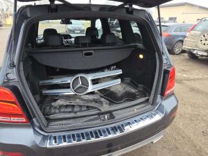 Grey Mercedes-Benz GLK 220 2013 in Utena, with an engine capacity of 2.14 L and mileage of 158 thousand km for 6550 €, photo 9 on AUTOMOTO.COM.LV