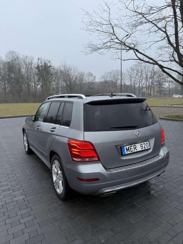 Grey Mercedes-Benz GLK 220 2014 in Vilnius, with an engine capacity of 2.14 L and mileage of 187 thousand km for 11200 €, photo 9 on AUTOMOTO.COM.LV