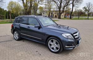 Grey Mercedes-Benz GLK 220 2014 in Riga, with an engine capacity of 2.10 L and mileage of 269 thousand km for 11980 €, photo 4 on AUTOMOTO.COM.LV