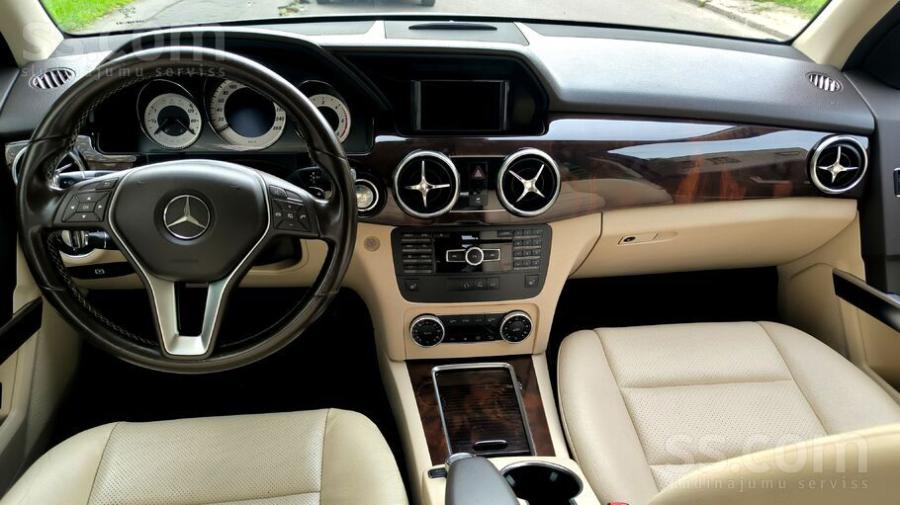 White Mercedes-Benz GLK 220 2014 in Riga, with an engine capacity of 2.20 L and mileage of 202 thousand km for 14900 €, photo 13 on AUTOMOTO.COM.LV