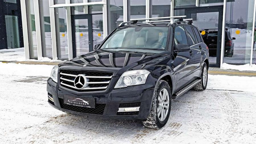 Black Mercedes-Benz glk-250 2012 in Vilnius, with an engine capacity of 2.14 L and mileage of 214 thousand km for 8990 €, photo 3 on AUTOMOTO.COM.LV