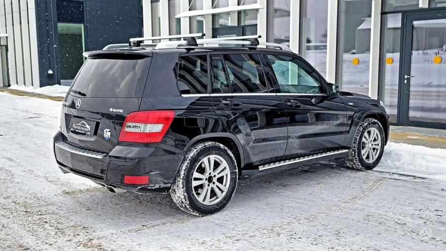 Black Mercedes-Benz glk-250 2012 in Vilnius, with an engine capacity of 2.14 L and mileage of 214 thousand km for 8990 €, photo 13 on AUTOMOTO.COM.LV