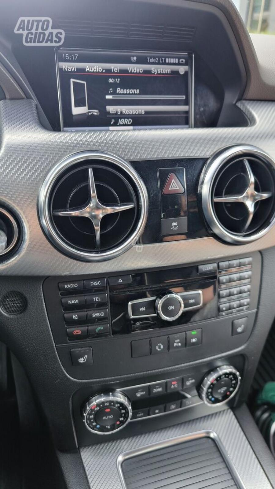 Black Mercedes-Benz glk-250 2012 in Vilnius, with an engine capacity of 2.20 L and mileage of 404 thousand km for 9300 €, photo 28 on AUTOMOTO.COM.LV