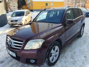 Sarkans Mercedes-Benz GLK 320 2009 Kauņa, ar dzinēja tilpumu 3.00 L un nobraukumu 330 tūkst. km par 5800 €, foto  vietnē AUTOMOTO.COM.LV