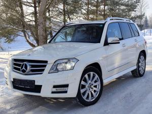 White Mercedes-Benz GLK 350 2010 in Panevezys, with an engine capacity of 2.99 L and mileage of 181 thousand km for 7777 €, photo  on AUTOMOTO.COM.LV