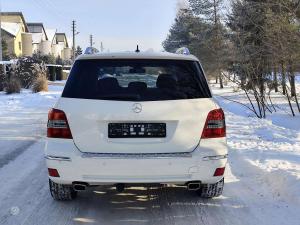 White Mercedes-Benz GLK 350 2010 in Panevezys, with an engine capacity of 2.99 L and mileage of 181 thousand km for 7777 €, photo 6 on AUTOMOTO.COM.LV