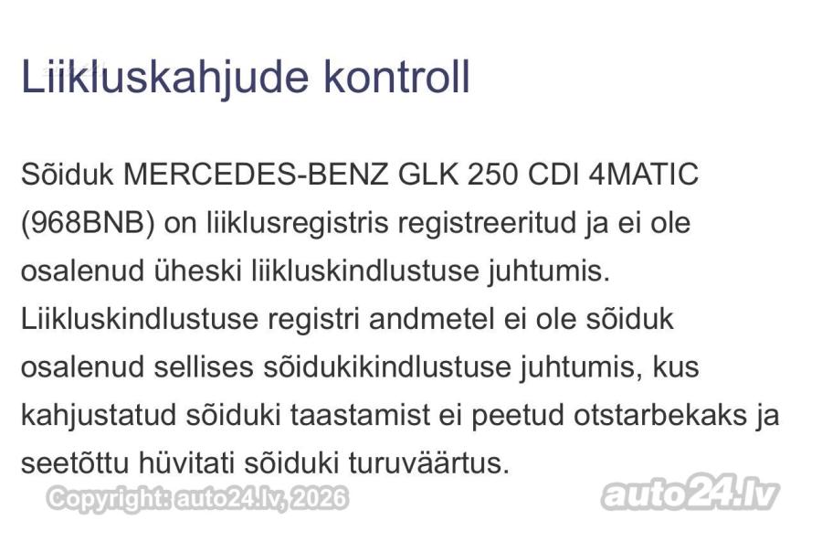 Черный Мерседес ГЛК-Класс 2010 в Тарту, объемом двигателя 2.10 л и пробегом 380 тыс. км за 6999 €, фото 22 на AUTOMOTO.COM.LV