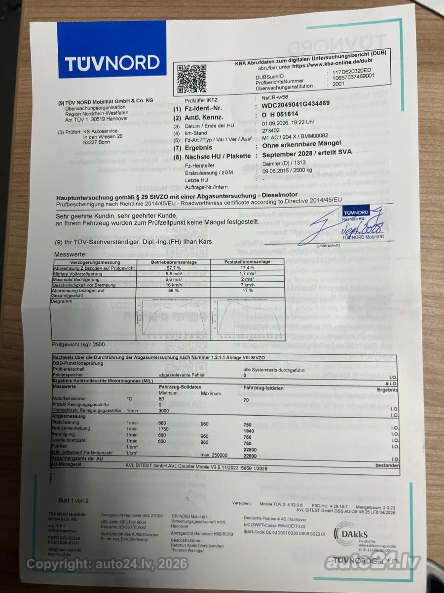 Белый Мерседес ГЛК-Класс 2015 в Таллин, объемом двигателя 0.00 л и пробегом 275 тыс. км за 9800 €, фото 11 на AUTOMOTO.COM.LV