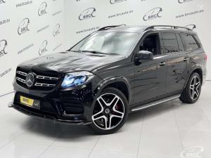 Black Mercedes-Benz GLS 350 2016 in Vilnius, with an engine capacity of 2.99 L and mileage of 334 thousand km for 31200 €, photo  on AUTOMOTO.COM.LV