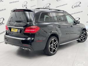 Black Mercedes-Benz GLS 350 2016 in Vilnius, with an engine capacity of 2.99 L and mileage of 334 thousand km for 31200 €, photo 3 on AUTOMOTO.COM.LV