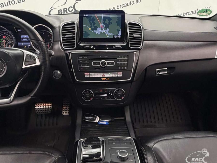 Black Mercedes-Benz GLS 350 2016 in Vilnius, with an engine capacity of 2.99 L and mileage of 334 thousand km for 31200 €, photo 21 on AUTOMOTO.COM.LV
