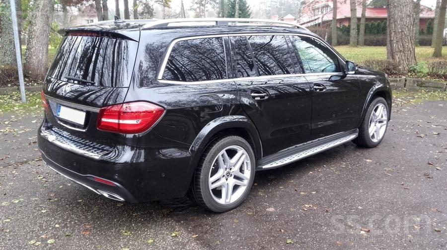 Melns Mercedes-Benz GLS 350 2017 Rīga, ar dzinēja tilpumu 3.00 L un nobraukumu 104 tūkst. km par 45000 €, foto 4 vietnē AUTOMOTO.COM.LV