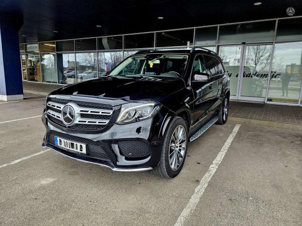 Black Mercedes-Benz GLS 350 2017 in Klaipeda, with an engine capacity of 2.99 L and mileage of 137 thousand km for 38000 €, photo 6 on AUTOMOTO.COM.LV