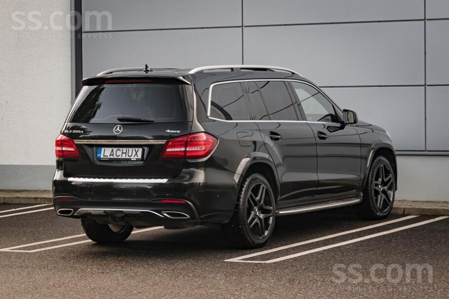 Melns Mercedes-Benz GLS 350 2017 Rīga, ar dzinēja tilpumu 3.00 L un nobraukumu 264 tūkst. km par 29500 €, foto 5 vietnē AUTOMOTO.COM.LV