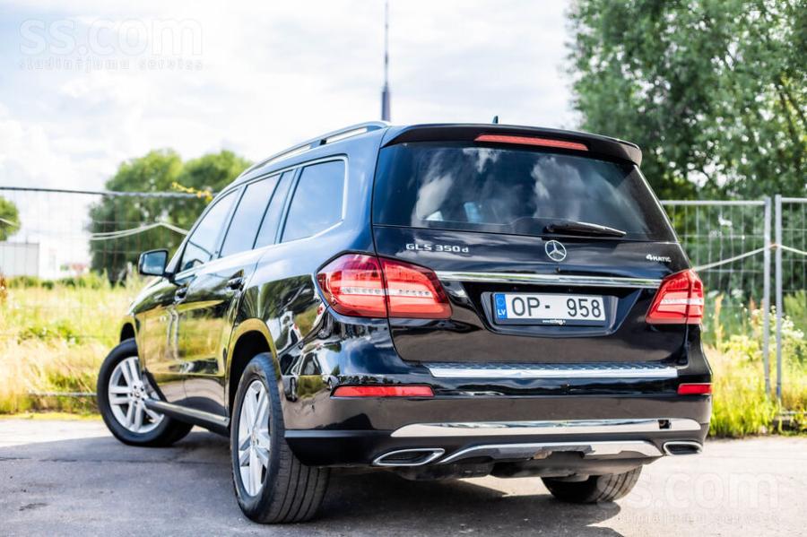 Melns Mercedes-Benz GLS 350 2018 Rīga, ar dzinēja tilpumu 3.00 L un nobraukumu 280 tūkst. km par 28490 €, foto 7 vietnē AUTOMOTO.COM.LV
