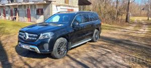 Melns Mercedes-Benz GLS 350 2018 Rīga, ar dzinēja tilpumu 3.00 L un nobraukumu 449 tūkst. km par 22000 €, foto  vietnē AUTOMOTO.COM.LV