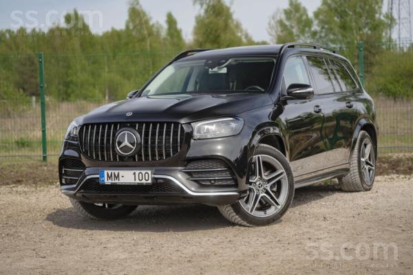 Melns Mercedes-Benz GLS 350 2020 Rīga, ar dzinēja tilpumu 3.00 L un nobraukumu 186 tūkst. km par 59000 €, foto 1 vietnē AUTOMOTO.COM.LV