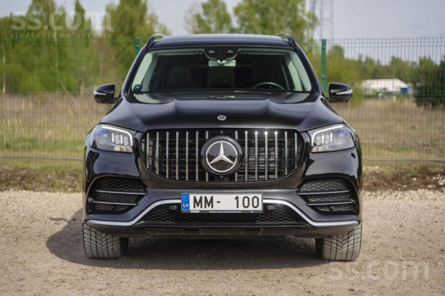 Melns Mercedes-Benz GLS 350 2020 Rīga, ar dzinēja tilpumu 3.00 L un nobraukumu 186 tūkst. km par 59000 €, foto 3 vietnē AUTOMOTO.COM.LV