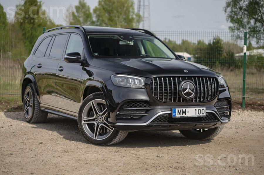 Melns Mercedes-Benz GLS 350 2020 Rīga, ar dzinēja tilpumu 3.00 L un nobraukumu 186 tūkst. km par 59000 €, foto 4 vietnē AUTOMOTO.COM.LV