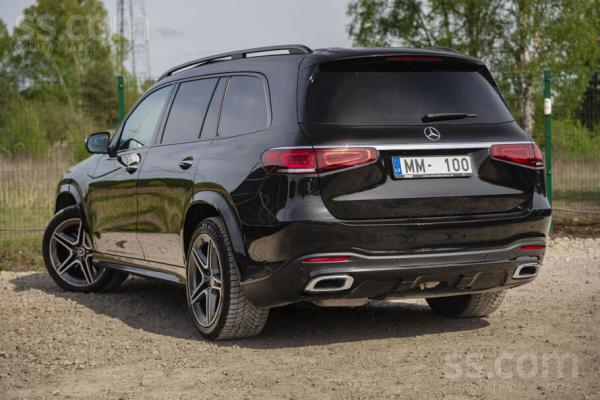 Черный Мерседес ГЛС 350 2020 в Рига, объемом двигателя 3.00 л и пробегом 186 тыс. км за 59000 €, фото 6 на AUTOMOTO.COM.LV