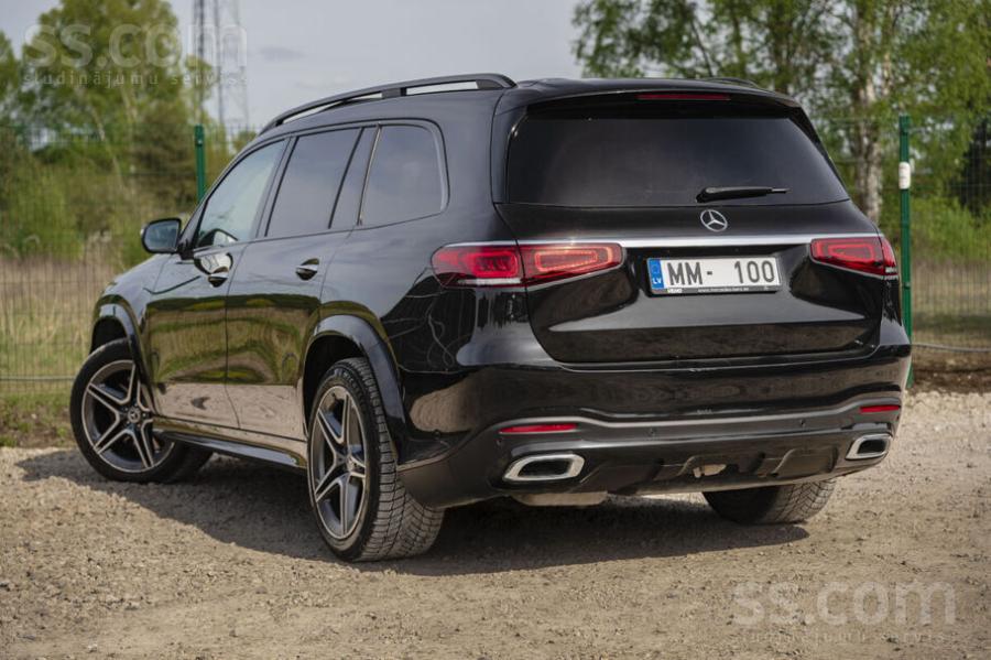 Melns Mercedes-Benz GLS 350 2020 Rīga, ar dzinēja tilpumu 3.00 L un nobraukumu 186 tūkst. km par 59000 €, foto 7 vietnē AUTOMOTO.COM.LV