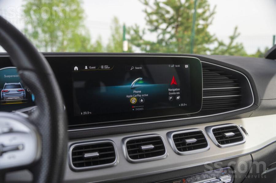 Melns Mercedes-Benz GLS 350 2020 Rīga, ar dzinēja tilpumu 3.00 L un nobraukumu 186 tūkst. km par 59000 €, foto 29 vietnē AUTOMOTO.COM.LV