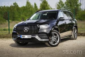 Черный Мерседес ГЛС 350 2020 в Рига, объемом двигателя 3.00 л и пробегом 186 тыс. км за 59000 €, фото  на AUTOMOTO.COM.LV