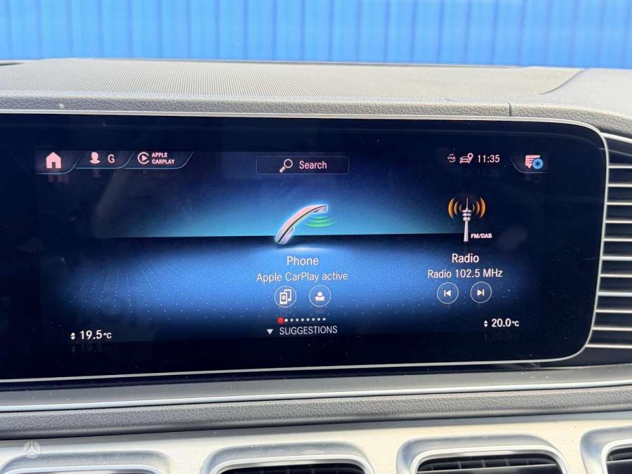 Черный Мерседес ГЛС 350 2020 в Каунас, объемом двигателя 2.93 л и пробегом 100 тыс. км за 79900 €, фото 28 на AUTOMOTO.COM.LV