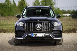 Черный Мерседес ГЛС 350 2020 в Рига, объемом двигателя 3.00 л и пробегом 186 тыс. км за 56000 €, фото 3 на AUTOMOTO.COM.LV
