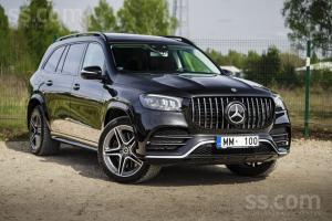Черный Мерседес ГЛС 350 2020 в Рига, объемом двигателя 3.00 л и пробегом 186 тыс. км за 56000 €, фото 4 на AUTOMOTO.COM.LV