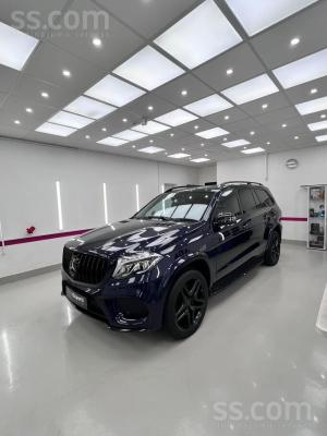 Синий Мерседес ГЛС 350 2016 в Рига, объемом двигателя 3.00 л и пробегом 260 тыс. км за 30000 €, фото 4 на AUTOMOTO.COM.LV
